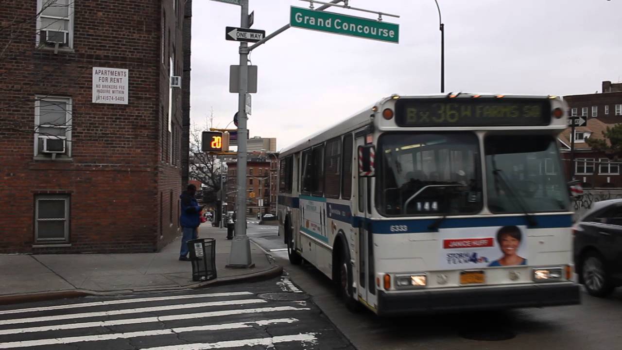 MTA New York City Bus Orion V 6333 on the Bx36 - YouTube