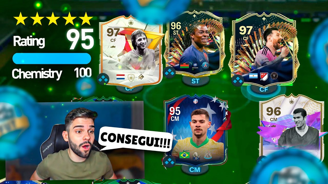 AGORA SIM! CONSEGUI O PRIMEIRO FUT DRAFT 95 NO FC 24! - YouTube