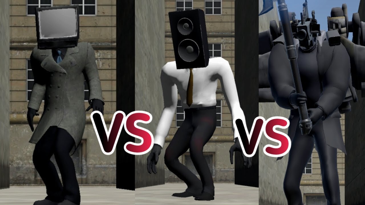Skibidi toilet trend battle | Titan Tv Man VS Speaker man VS Camera man ...