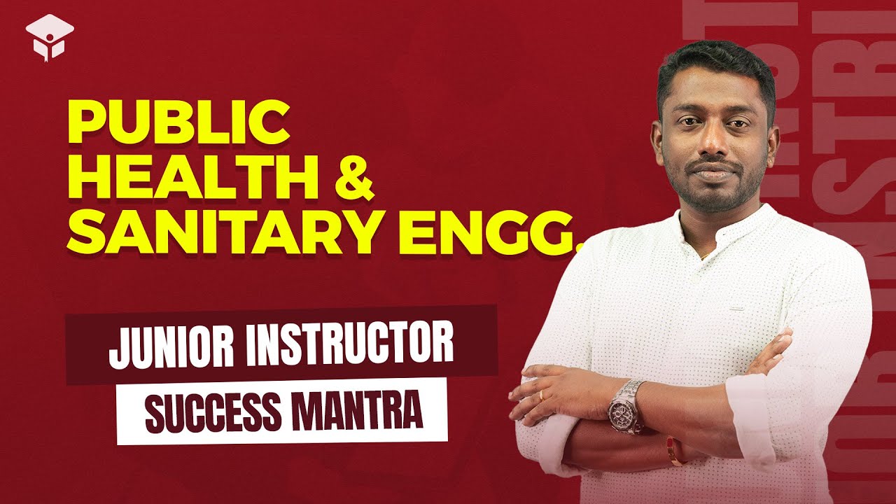 Junior Instructor Civil | Public Health and Sanitary Engineering ...