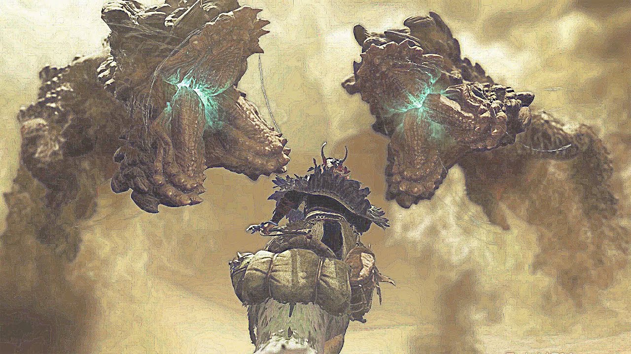 The Hunter saves Zatoh from a terrible herd of Balahara in the desert ...