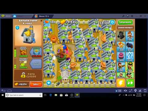 Bloons Tower Defense 6 crazy banana farm strategy. - YouTube