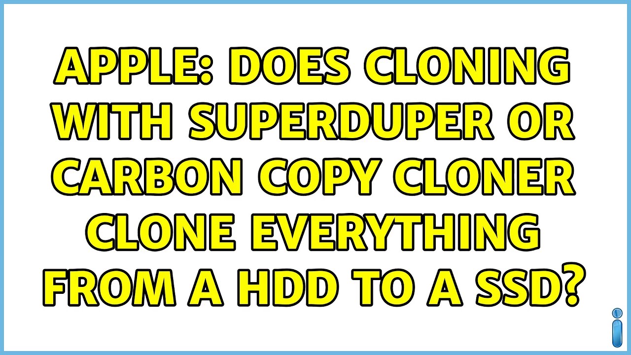 Apple Does Cloning With SuperDuper Or Carbon Copy Cloner Clone apple-does-cloning-with-superduper-or-carbon-copy-cloner-clone