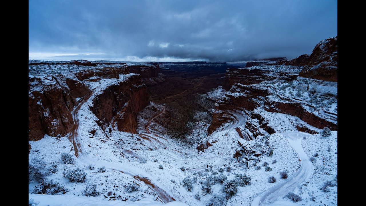 White Rim Road Shafer Trail to Gooseberry Campground - YouTube