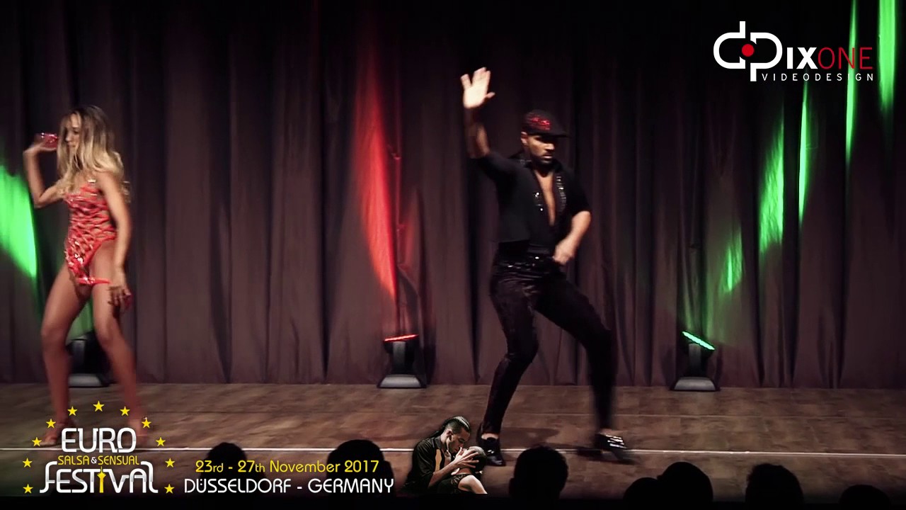 Fadi Fusion & Bersy Cortez Show at Euro Salsa & Sensual Festival 2016 - YouTube