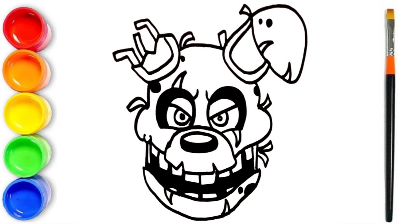 How To Draw Springtrap | Five Nights at Freddy's | FNAF Drawing ...