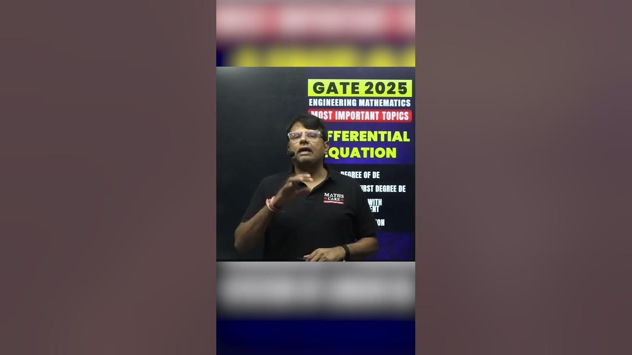 GATE 2025 Engineering Mathematics Important Topics! 🎯 - YouTube