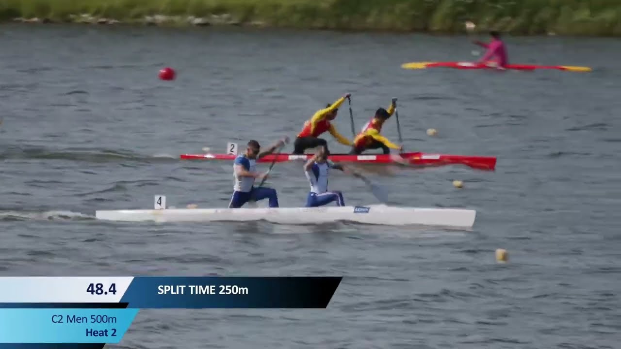 Men's C2 500m Heat 2 / 2023 ICF Canoe Kayak Sprint World Cup Poznan ...