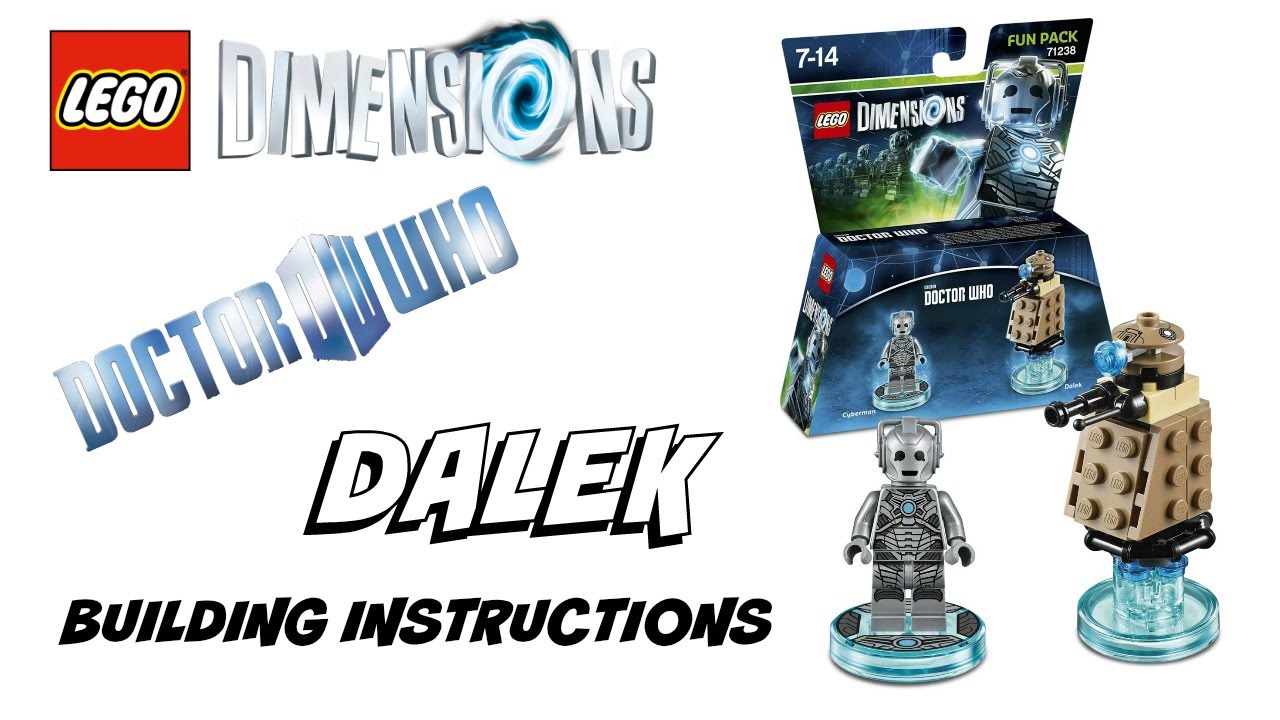 LEGO DIMENSIONS Back to the Future Fun Pack 71238 DALEK BUILDING ...