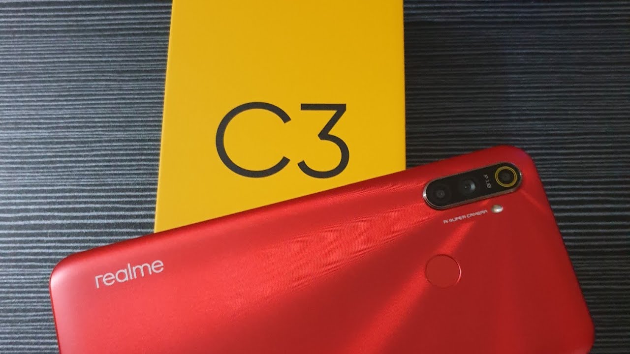 Unboxing Realme C3 Ram 3GB / 32GB Red Indonesia - YouTube