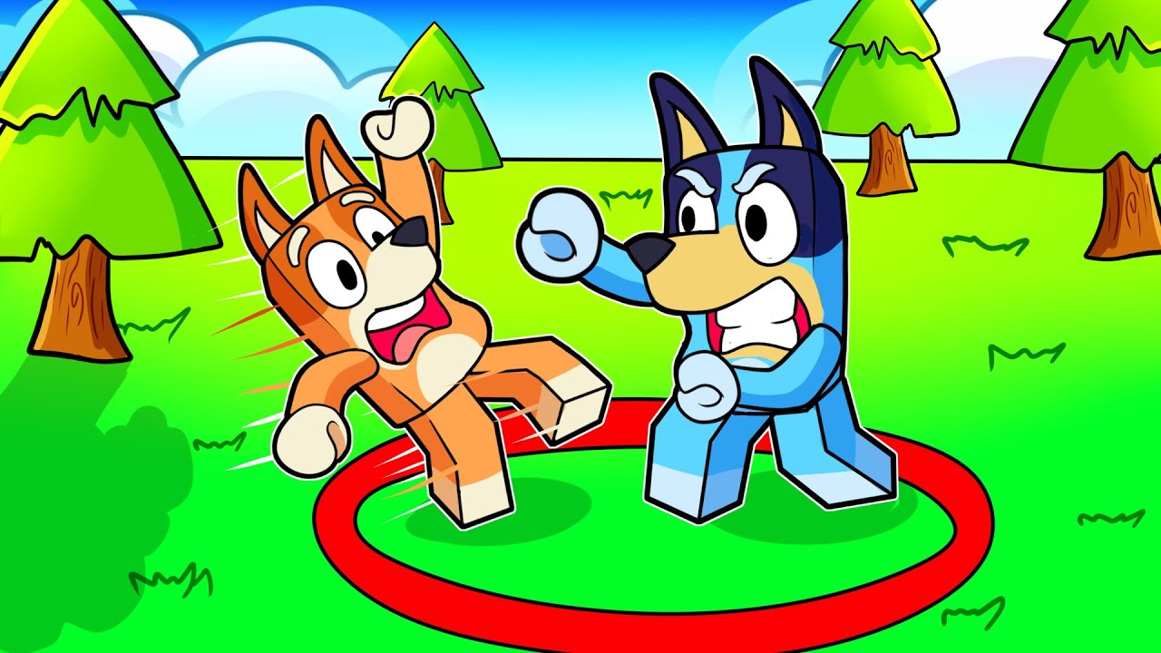 BLUEY Y BINGO ATRAPADAS EN UN CIRCULO en ROBLOX 😭🔴 LAS AVENTURAS DE ...