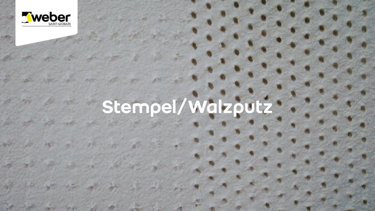 Stempelputz - Serie "Putzstrukturen" - YouTube