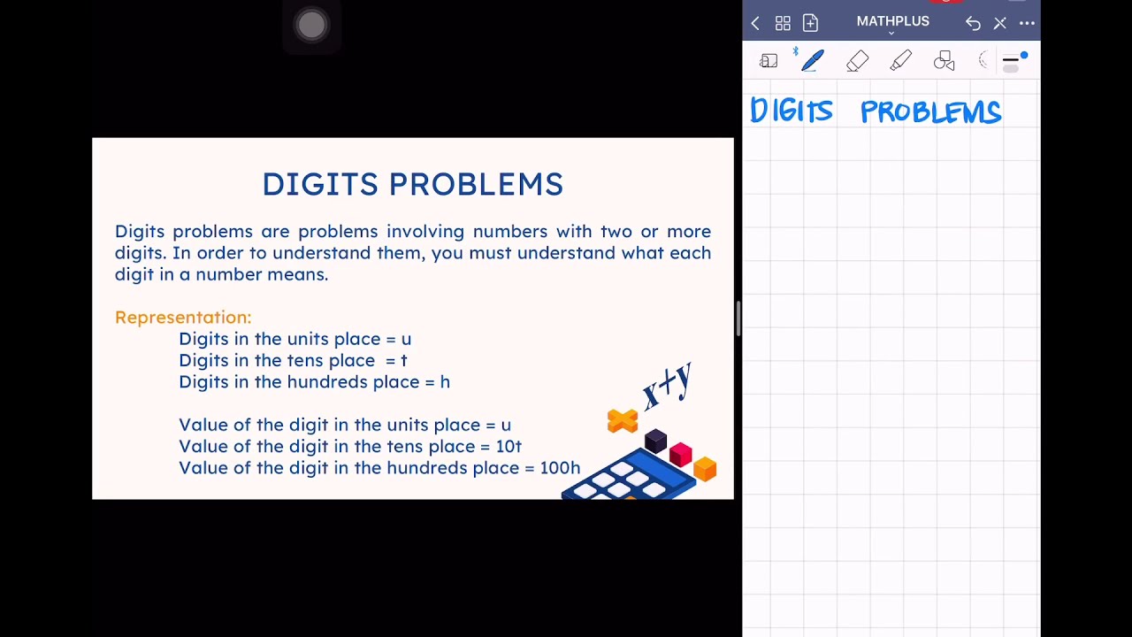 Algebra | Word Problems (4/7) | How to Solve Digits Problems - YouTube
