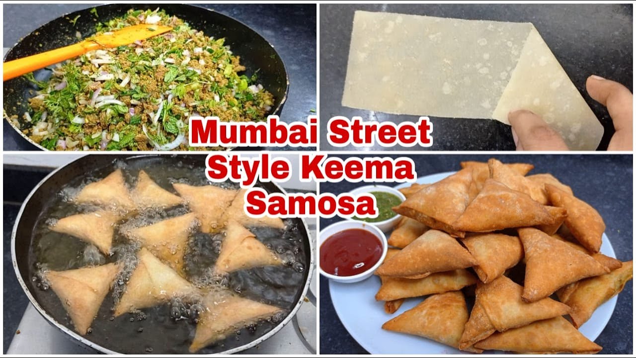 Mumbai ke Pyaz Keema Samosa Banane Ka Tarika | Crispy Keema Samosa ...