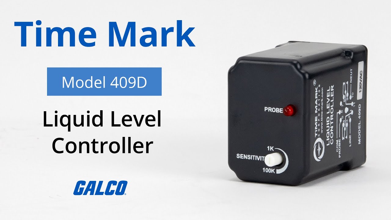 Time Mark's Model 409D, Liquid Level Controller - YouTube