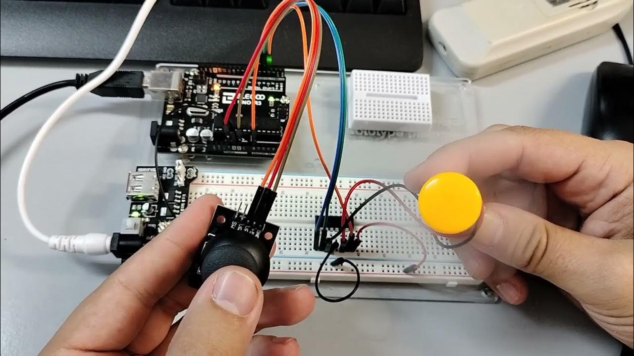ARDUINO - control del motor de CC mediante un joystick analógico. - YouTube