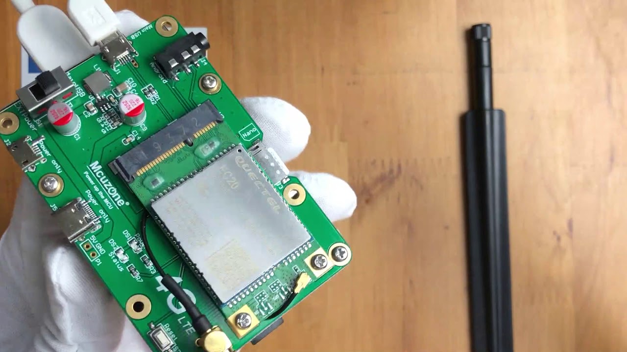 树莓派4G/LTE扩展板 4G/LTE HAT for Raspberry Pi - YouTube
