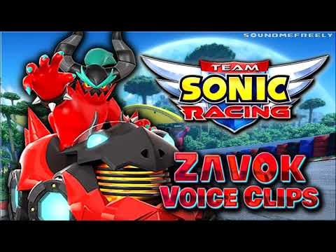 All Zavok Voice Clips • Team Sonic Racing • All Voice Lines • 2019 ...