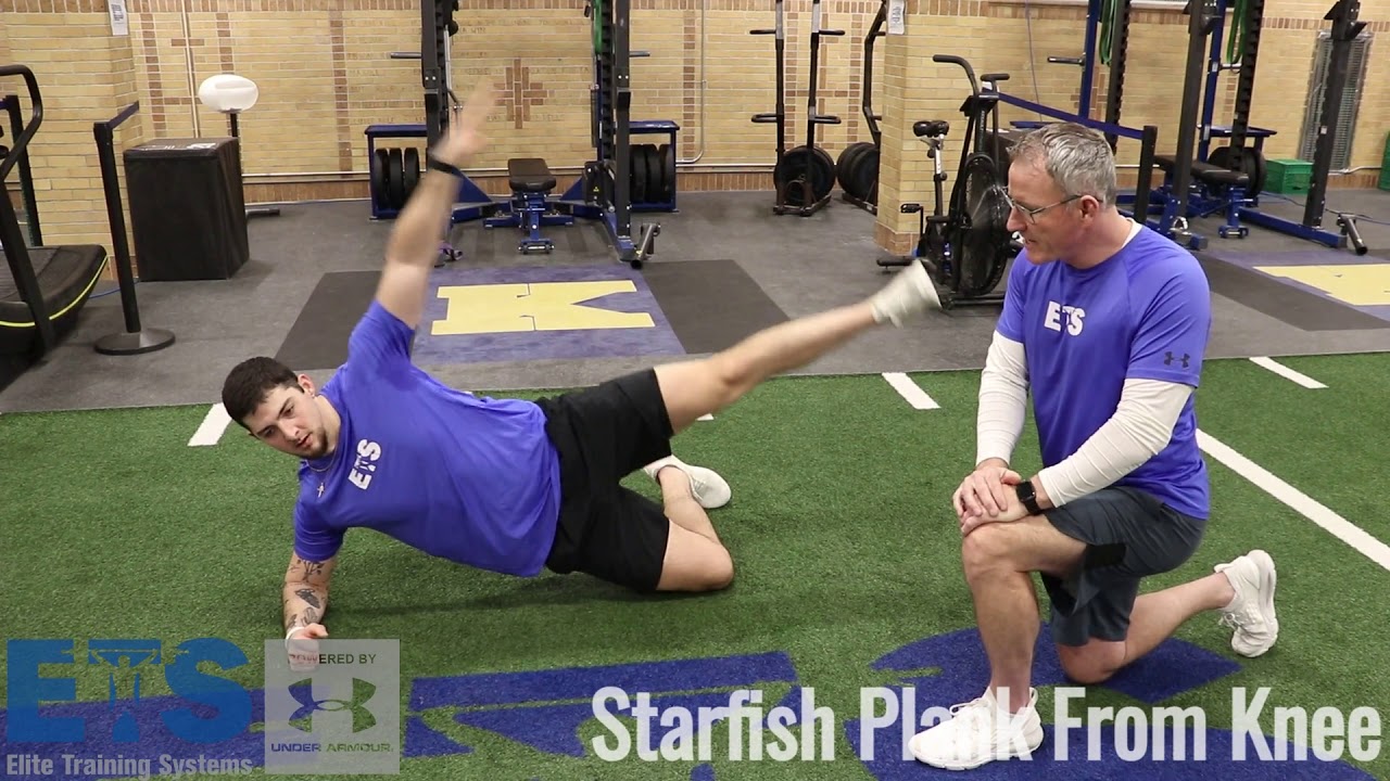 STARFISH PLANK FROM KNEE - YouTube