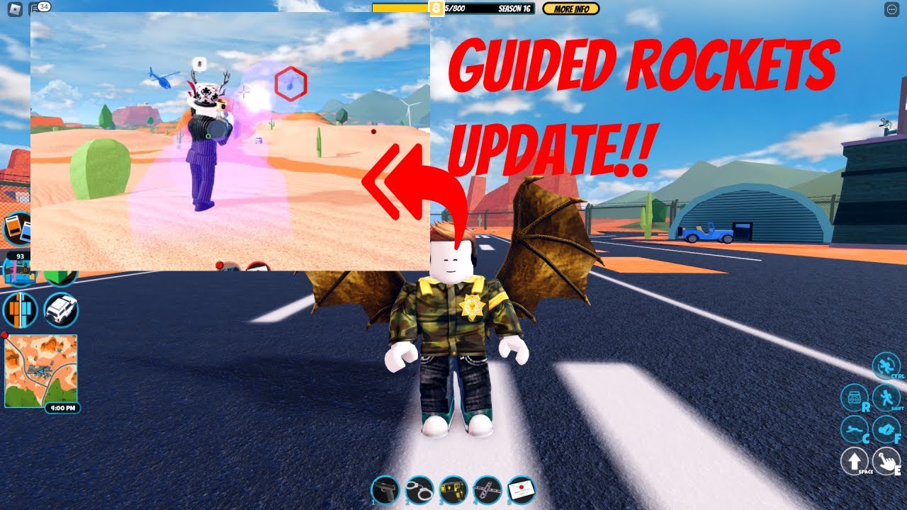 NEW GUIDED Rockets and Fun New Vehicle Update coming to Jailbreak ...