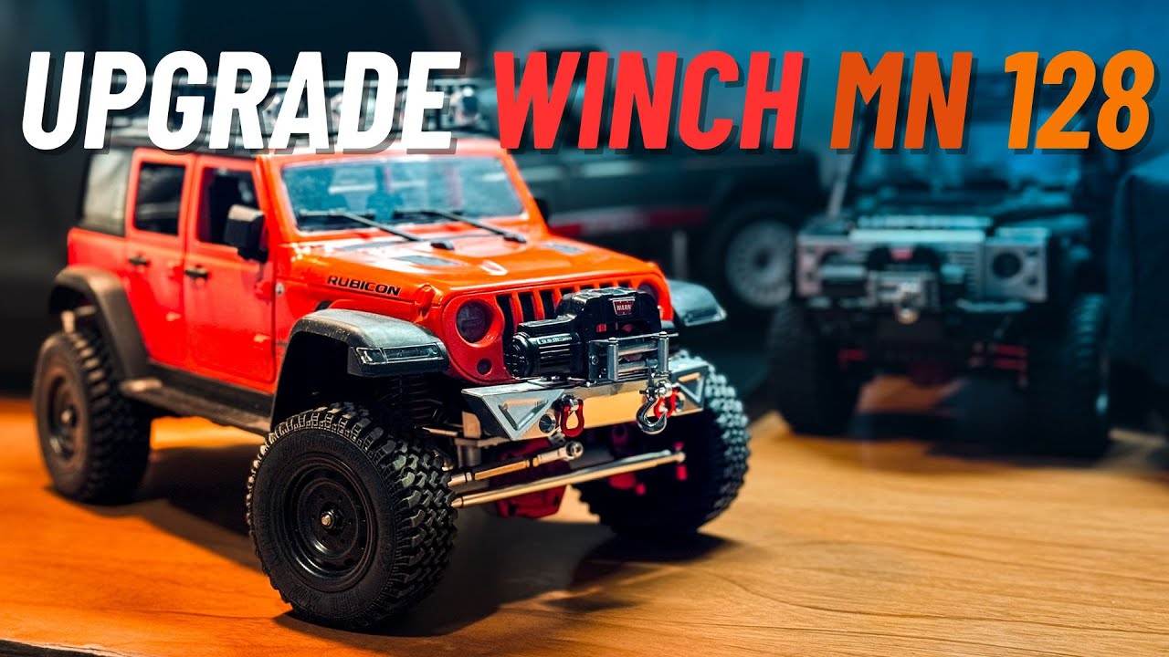 Upgrade Winch RC MN128 - RC Mini Adventure - YouTube