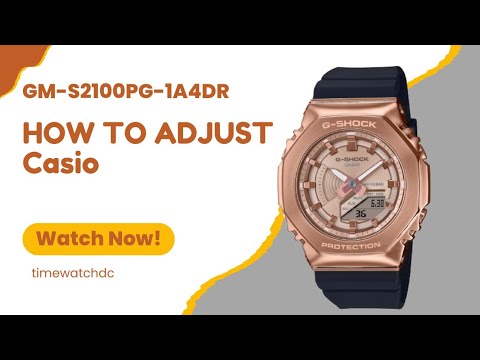 How To Set G-Shock TIME | RESET | ALARM | STOPWATCH | TIMER GM-S2100PG ...