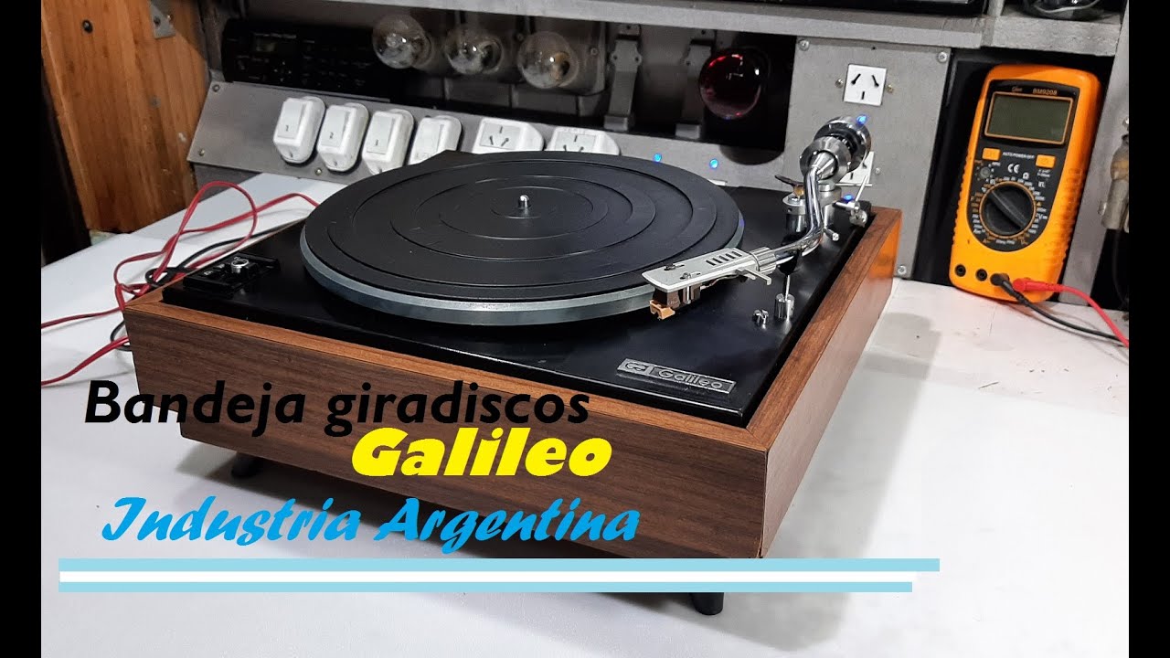 Bandeja giradiscos Galileo. Industria Argentina. Características y reparación. - YouTube