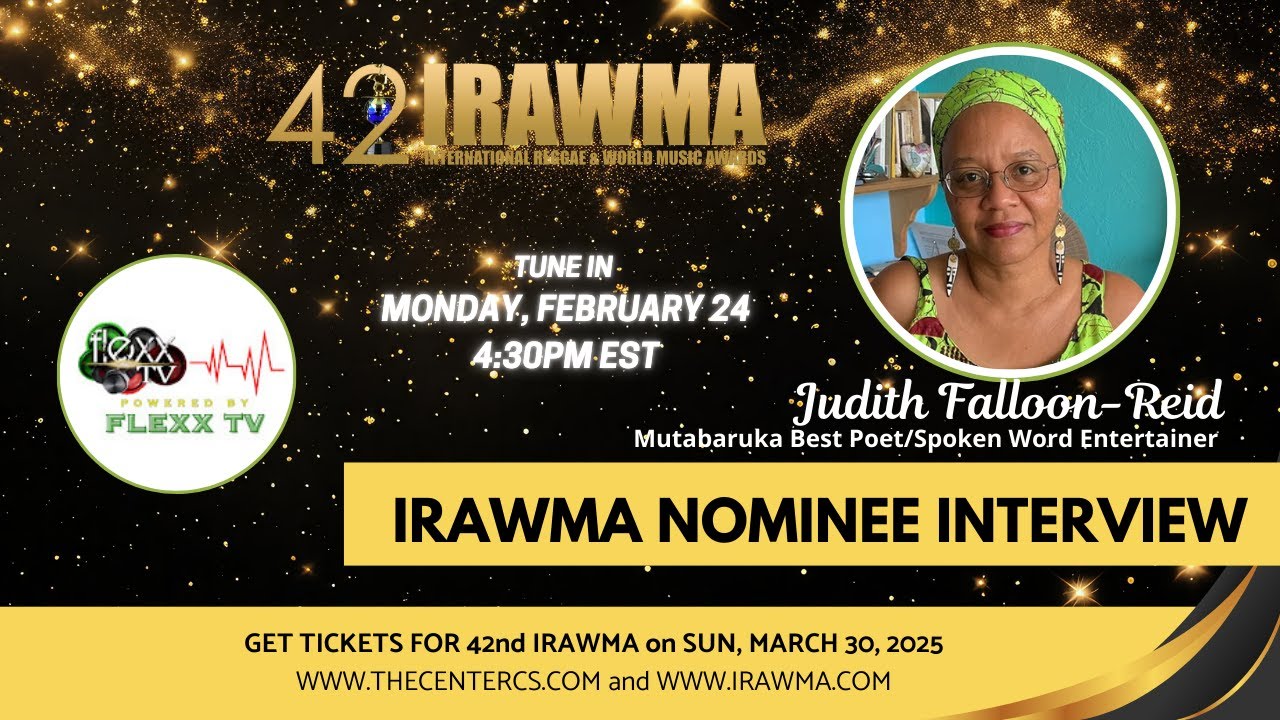 42nd IRAWMA LIVE Powered by FlexxTV: Guest Nominee Judith Falloon-Reid - YouTube