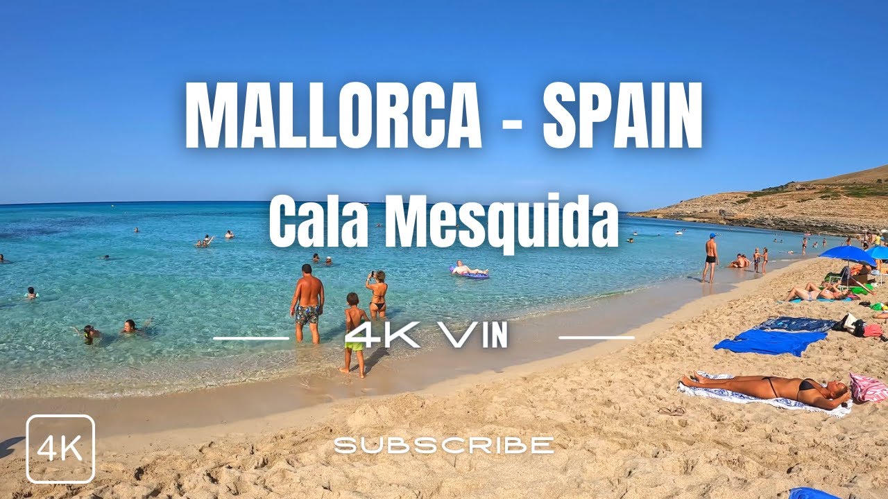 Cala Mesquida, Mallorca, Spain - Best Beach in Mallorca? | Beach Walk ...