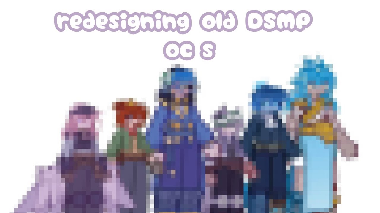 Redesigning old DSMP oc's in gacha life 2 - YouTube