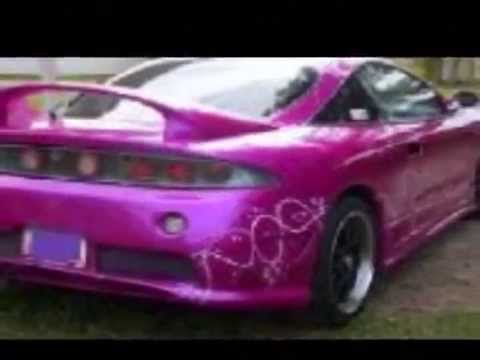 Mitsubishi pink eclipse - YouTube