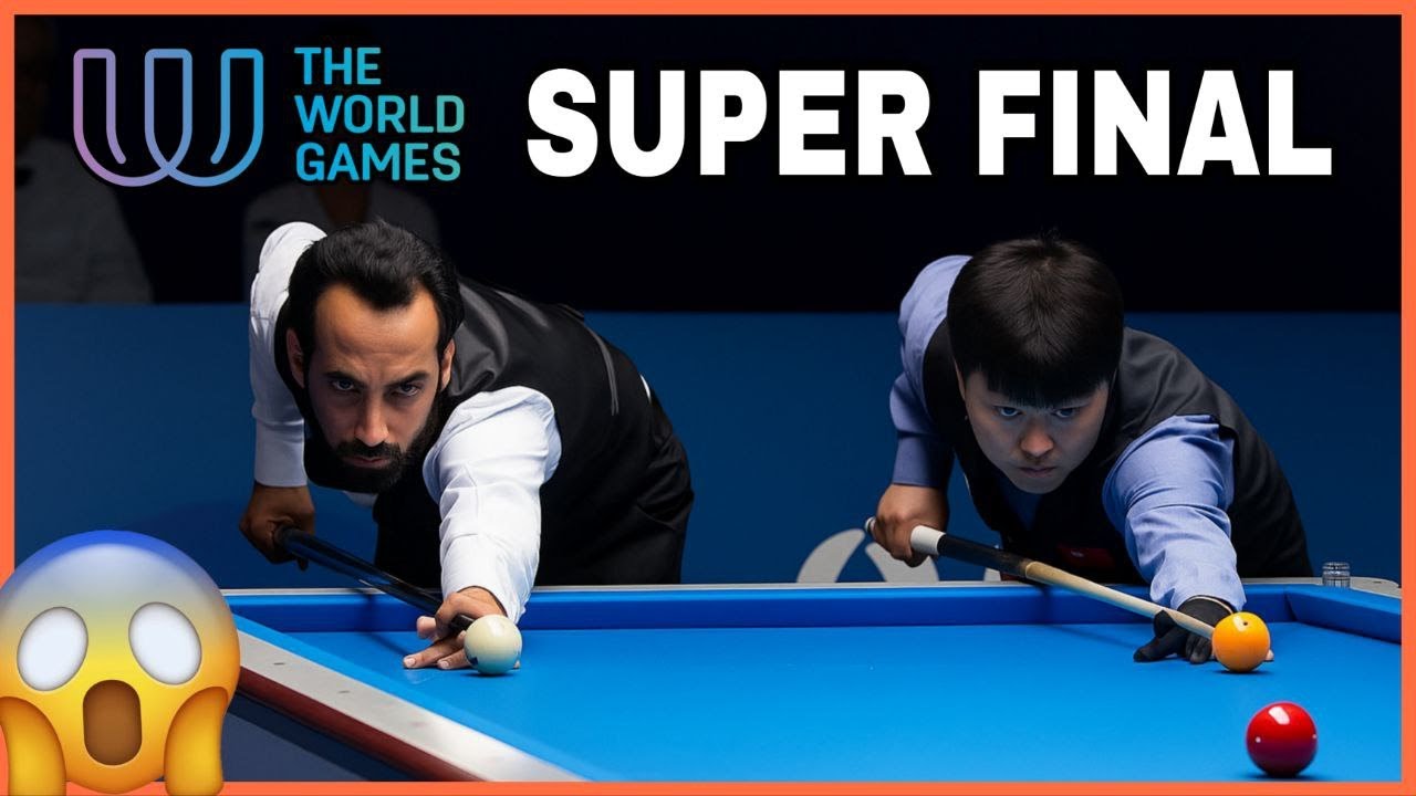 🏅 Así fue la FINAL de los World Games: Cho Myung Woo vs Sameh Sidhom 🎱 ...