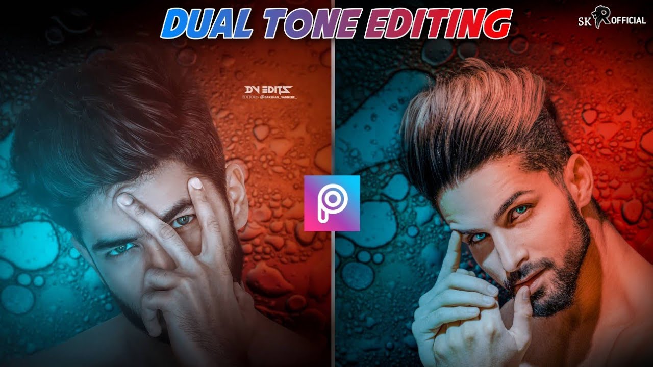 Dual Tone Editing || Picsart Dual Tone Photo Editing || lighting Dual ...