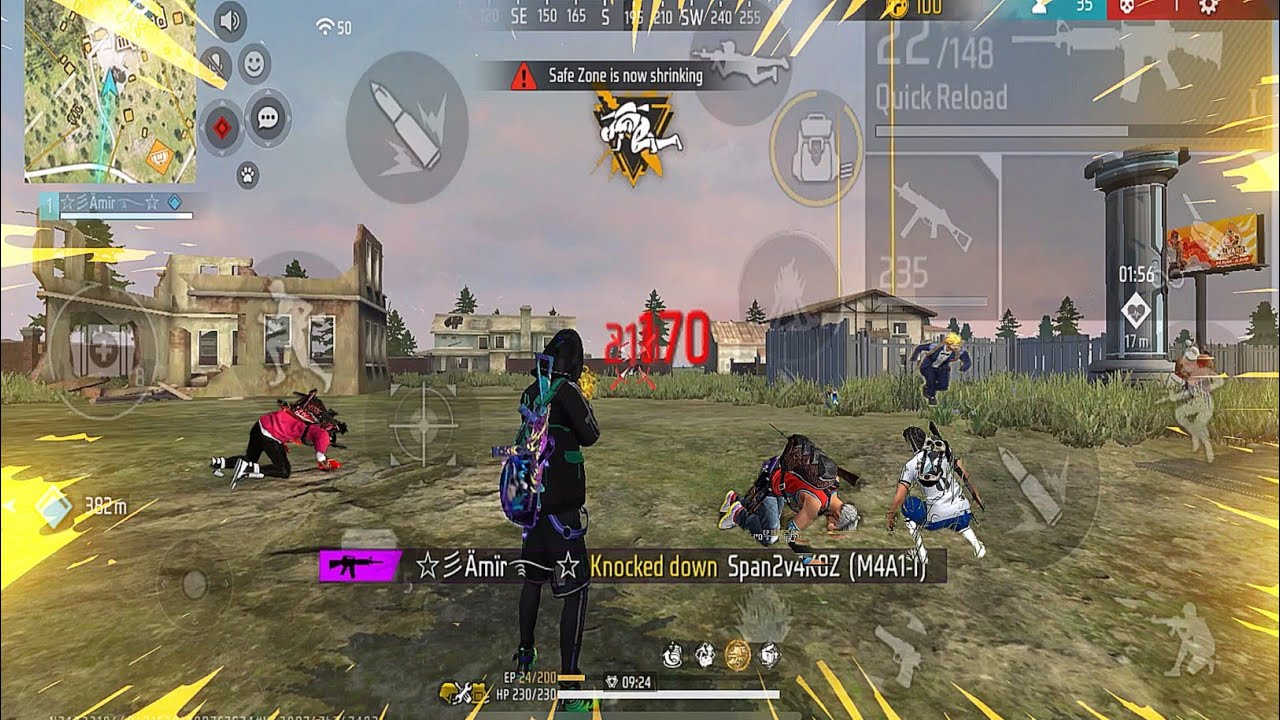 Mobile Pro Players | Solo Vs Squad Unstoppable - Garena Free Fire - YouTube