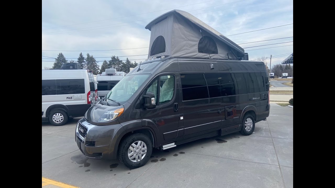 2023 Roadtrek Zion Slumber. New Willow Sage Interior! - YouTube