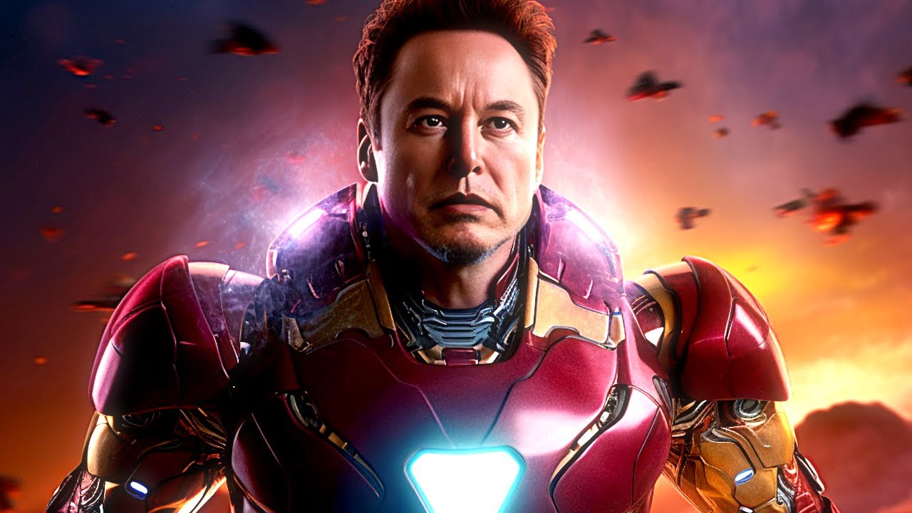 Iron Man transformation but it's Elon Musk - YouTube