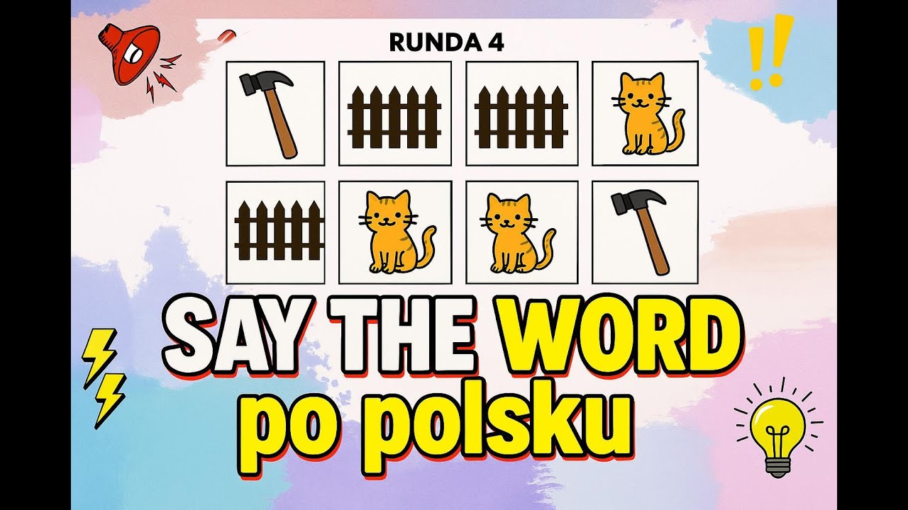Say the word on beat po polsku | Powiedz słowo w rytm - YouTube