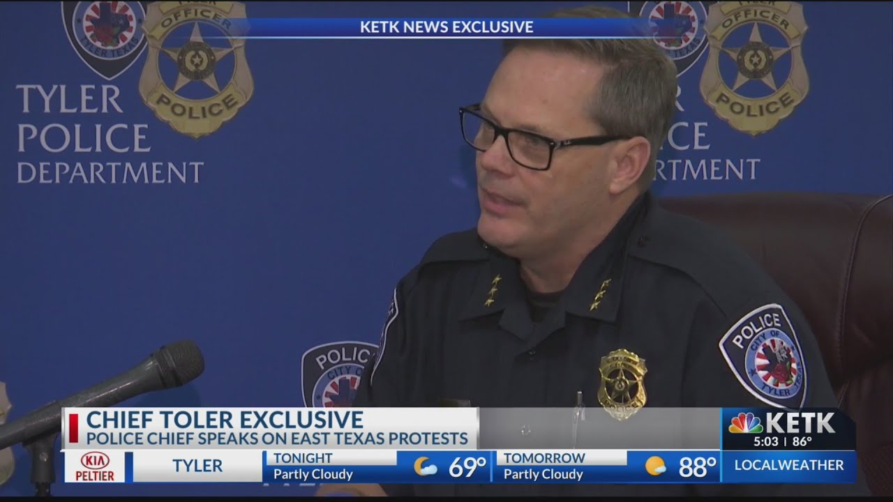 Tyler Police Chief encourages people to exercise peaceful protests ...