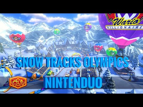 Mk8dx snow tracks olympics (Mount Wario, Sherbet land and ice ice ...