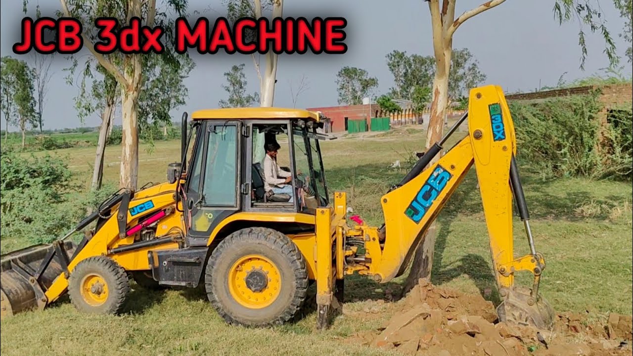 Jcb 3dx machine hard work ! Jcb tractor video ! Jcb work in farm ! - YouTube