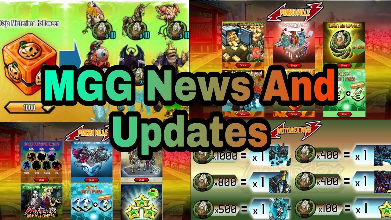 MGG News and Updates from October 22-28 2022- Halloween News and ...