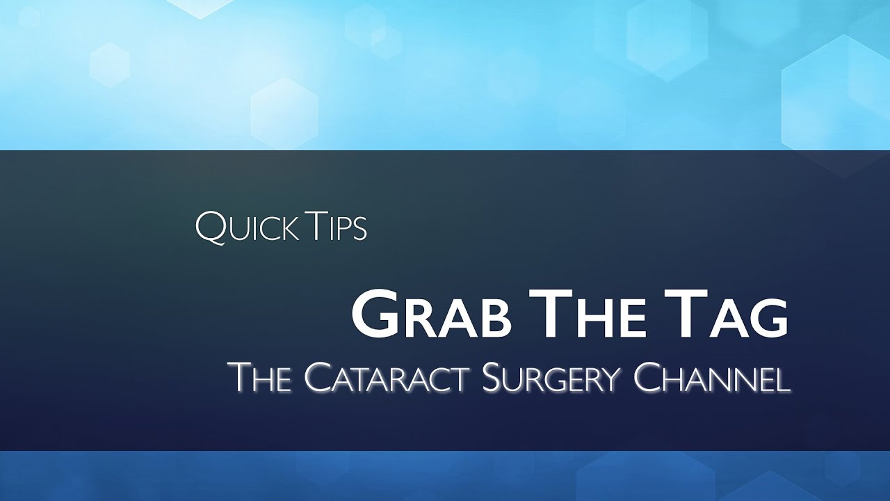 Quick Tips - Grab The Tag - YouTube