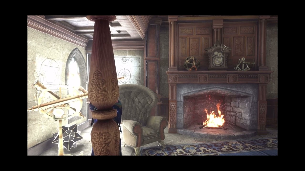 Astronomy Professor’s Fireplace 🔥 🪐 🔭 Professor Shah’s (ASMR )- Hogwart ...
