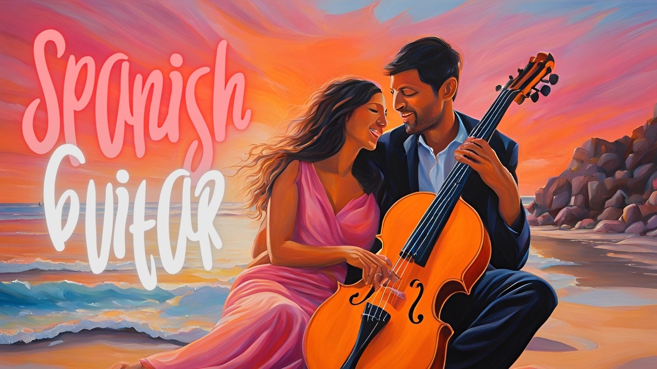 Romantic Sunset Flamenco Guitar 2025 | Relaxing Music to Warm the Heart ...