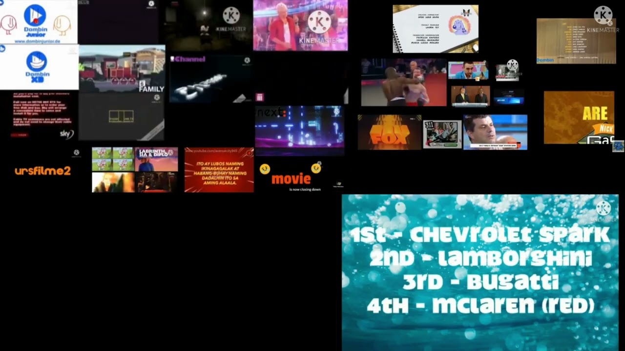 Final Closedown of 31 TV Channels but they all end at the same time ...