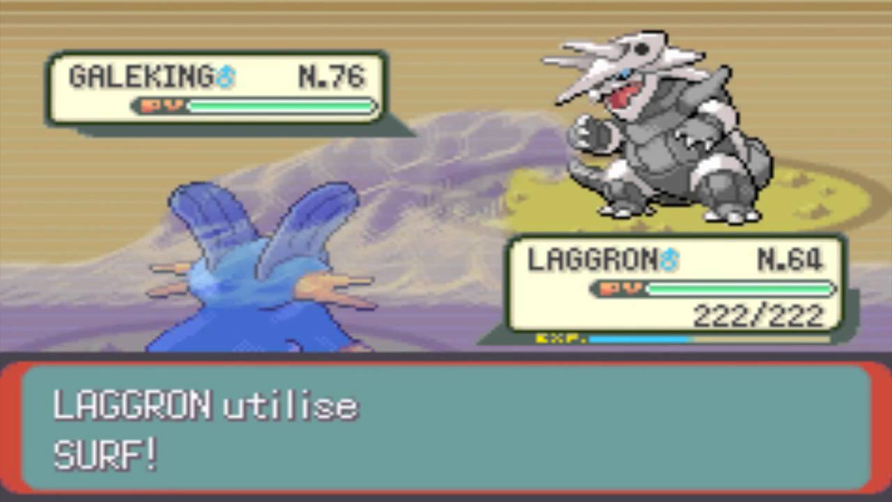 Pokemon Emeraude - Champion Pierre Rochard - YouTube