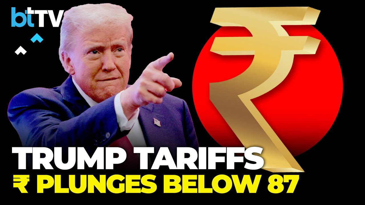 Rupee Hits All-Time Low, Breaches 87 For The First Time On Trump ...
