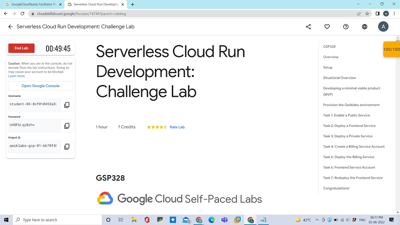 Serverless Cloud Run Development: Challenge Lab #googlecloudfacilitator #gcp #qwiklabs #quests ...