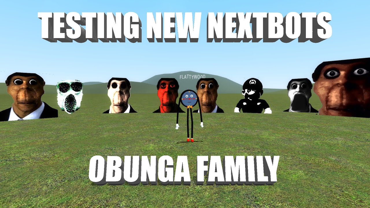 TESTING NEW OBUNGA FAMILY NEXTBOTS | SELENE NEXTBOT - YouTube