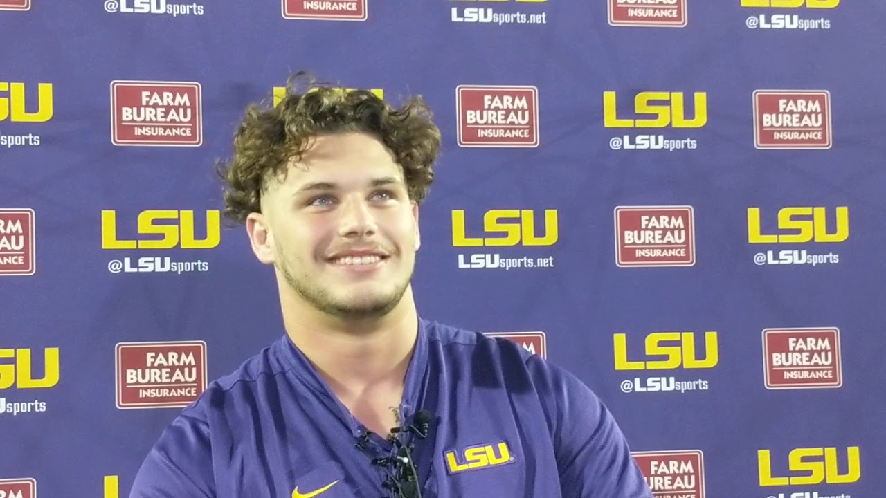 #LSU Player Interviews: FB Tory Carter - YouTube
